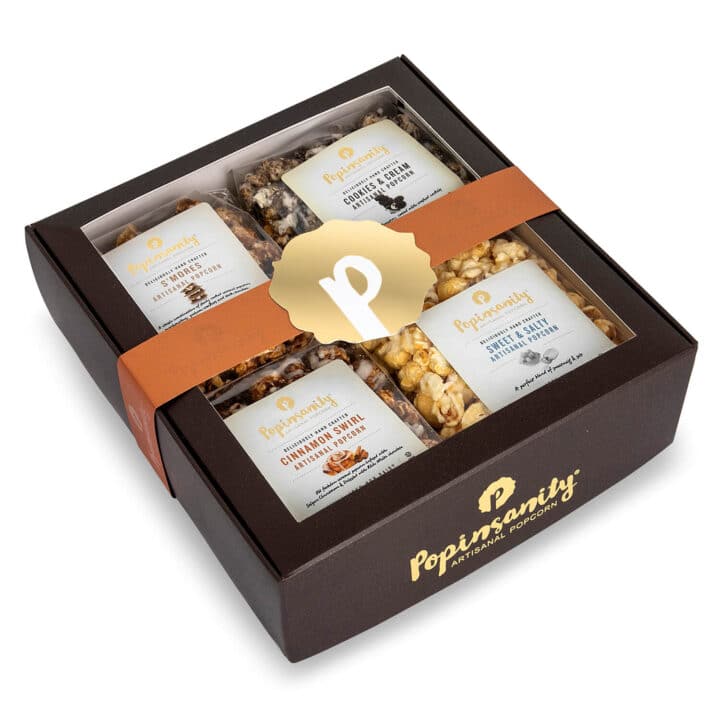 Gourmet Popcorn Gifts & Tins • Artisan Popcorn Flavors • Popinsanity